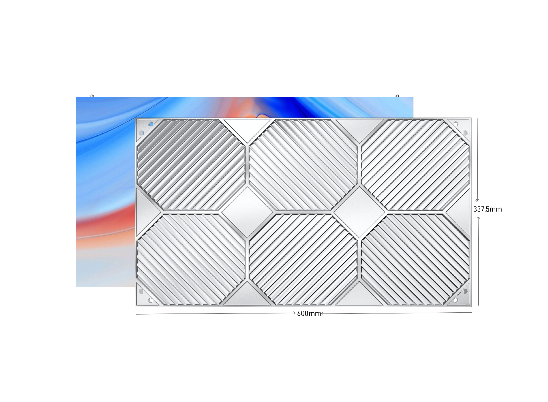 SMD Indoor LED Display Screen 600*337.5*52mm-Products-Anhui Yushuo ...